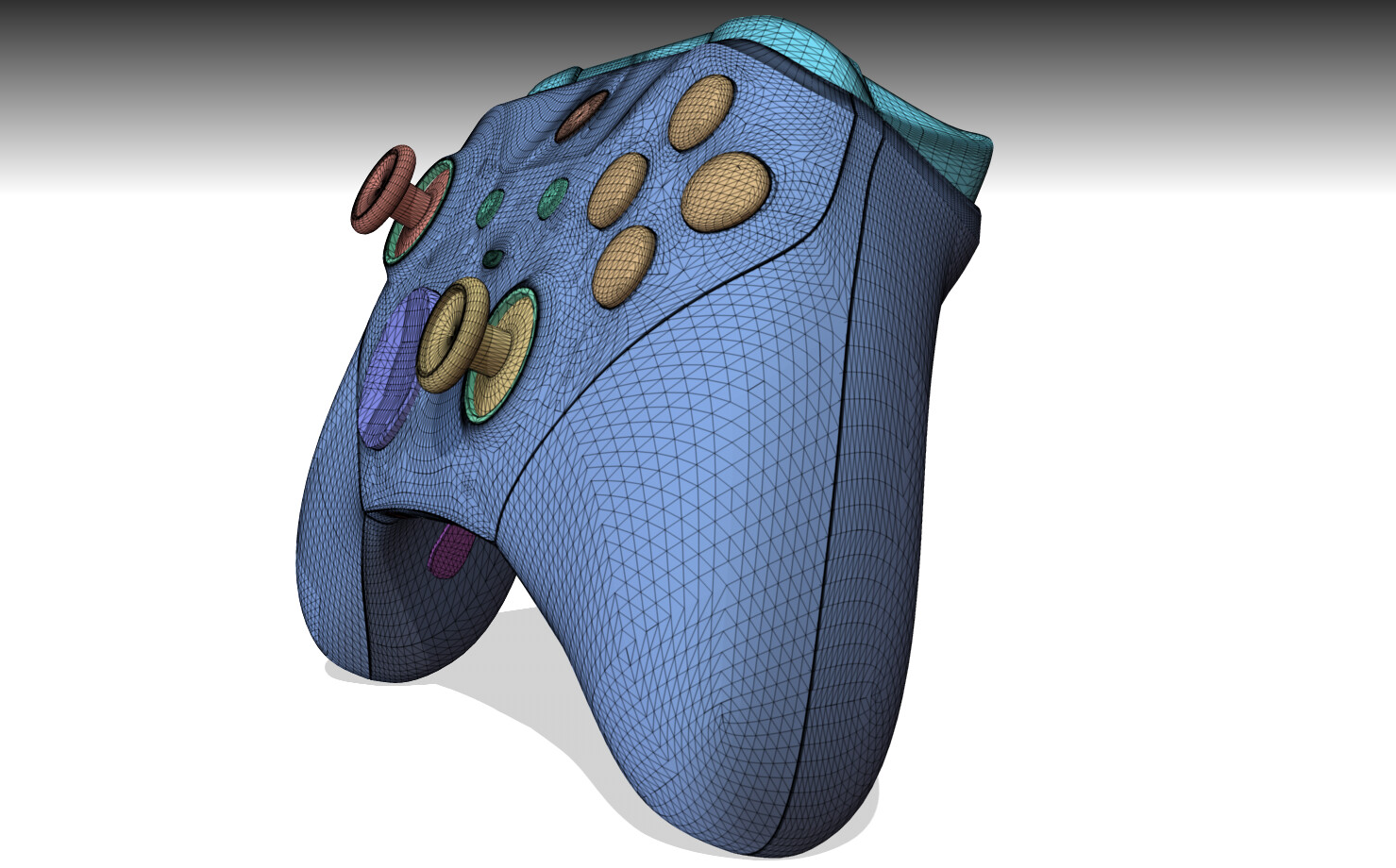 ArtStation - XBOX ELITE CONTROLLER low-poly | Game Assets