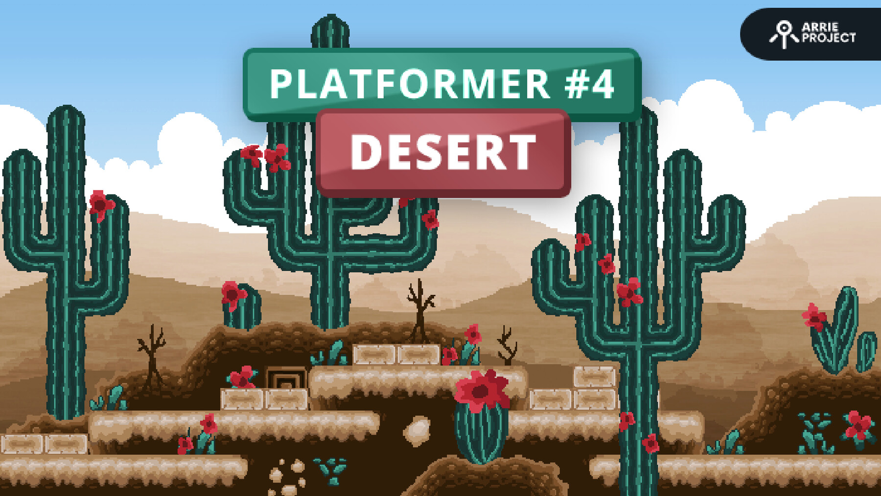 ArtStation - PLATFORMER 4 DESERT | Game Assets