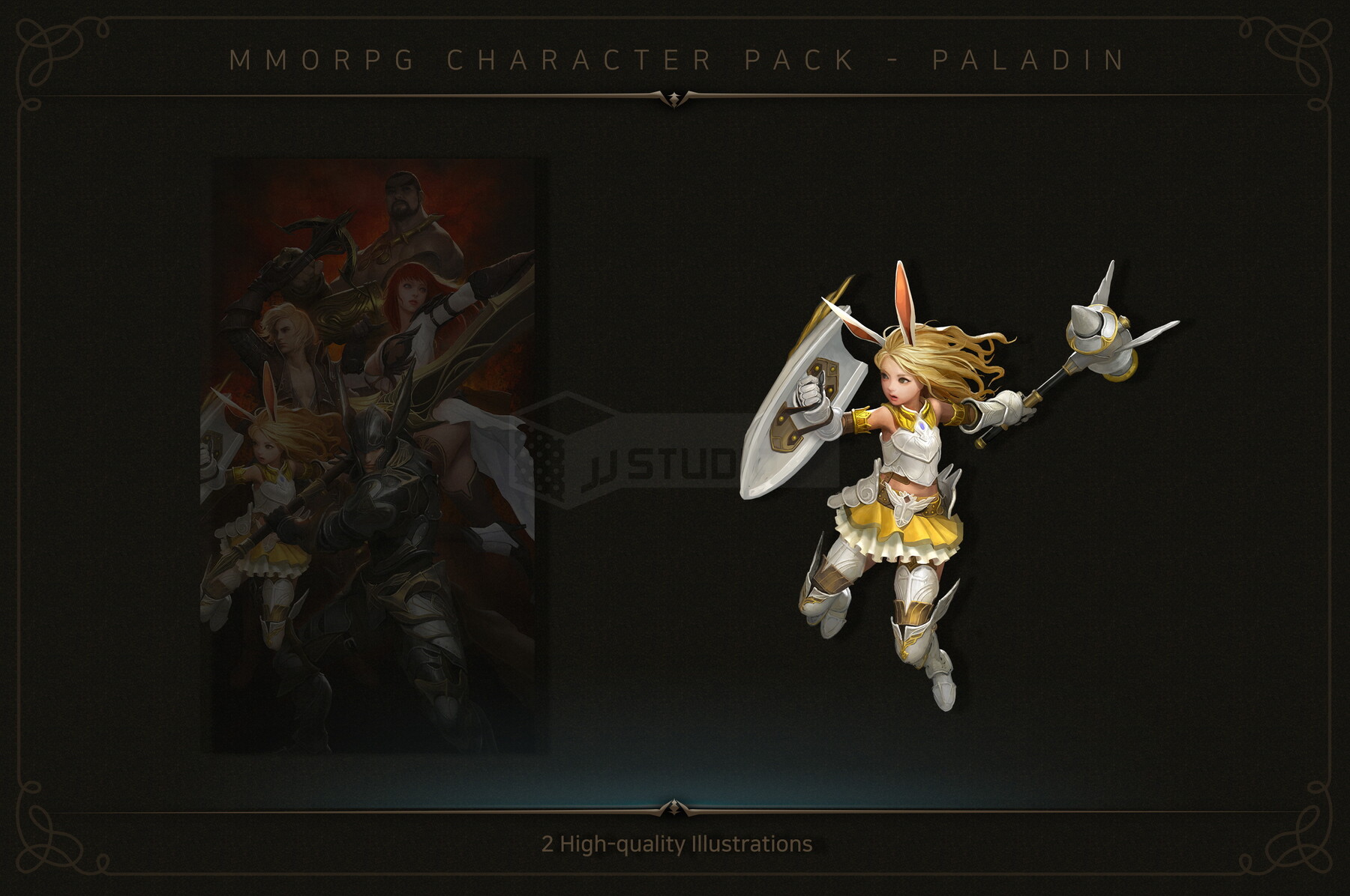 ArtStation - MMORPG Character Pack - All Characters | Game Assets