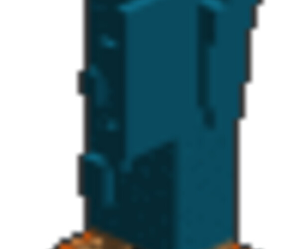 ArtStation - Voxeled liberty statue | Game Assets