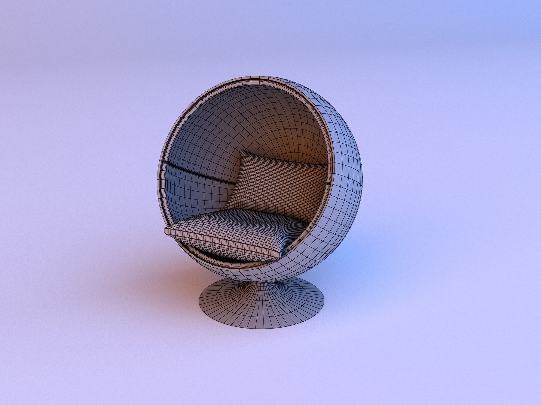ArtStation - Awesome Sphere chair | Game Assets