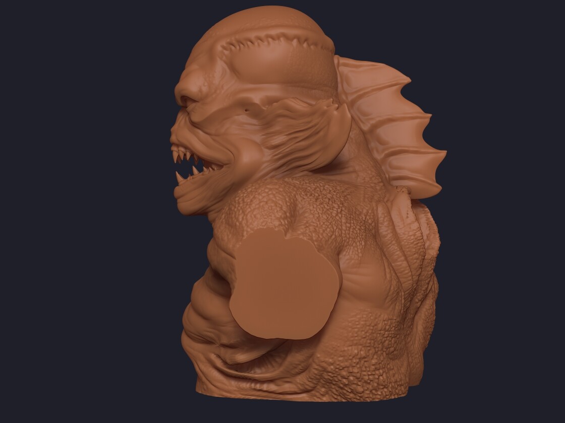 ArtStation - Merman bust 3D print model | Resources