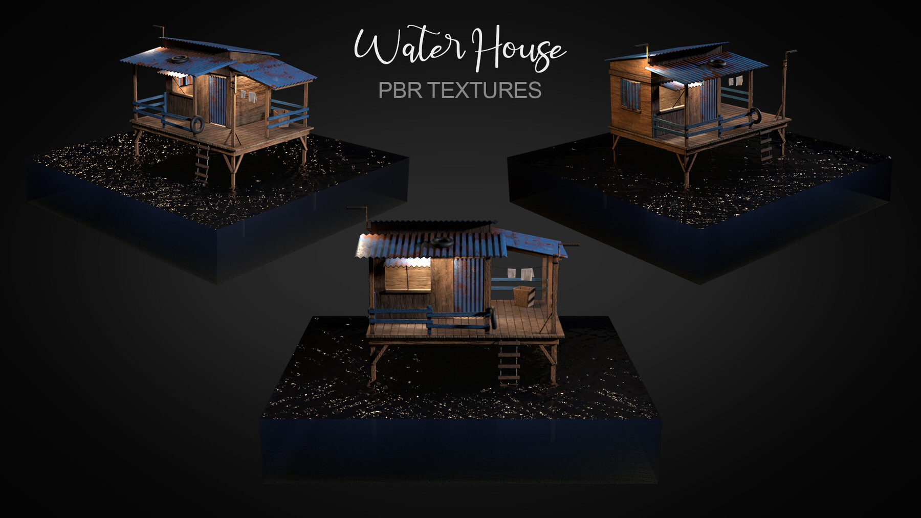 ArtStation - Water House - 3D Model | Game Assets