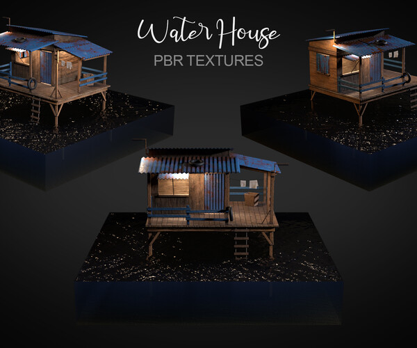 ArtStation - Water House - 3D Model | Game Assets