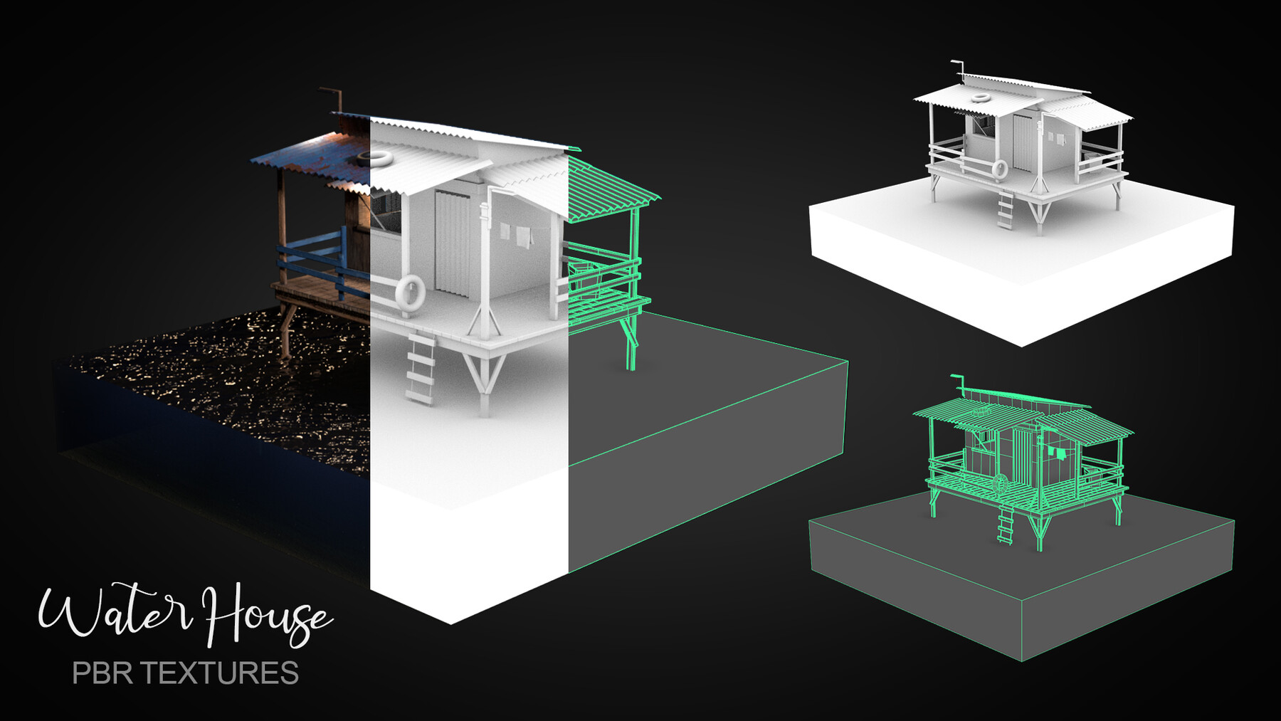 ArtStation - Water House - 3D Model | Game Assets
