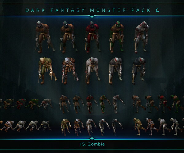 ArtStation - Dark Fantasy Monster Pack C | Resources