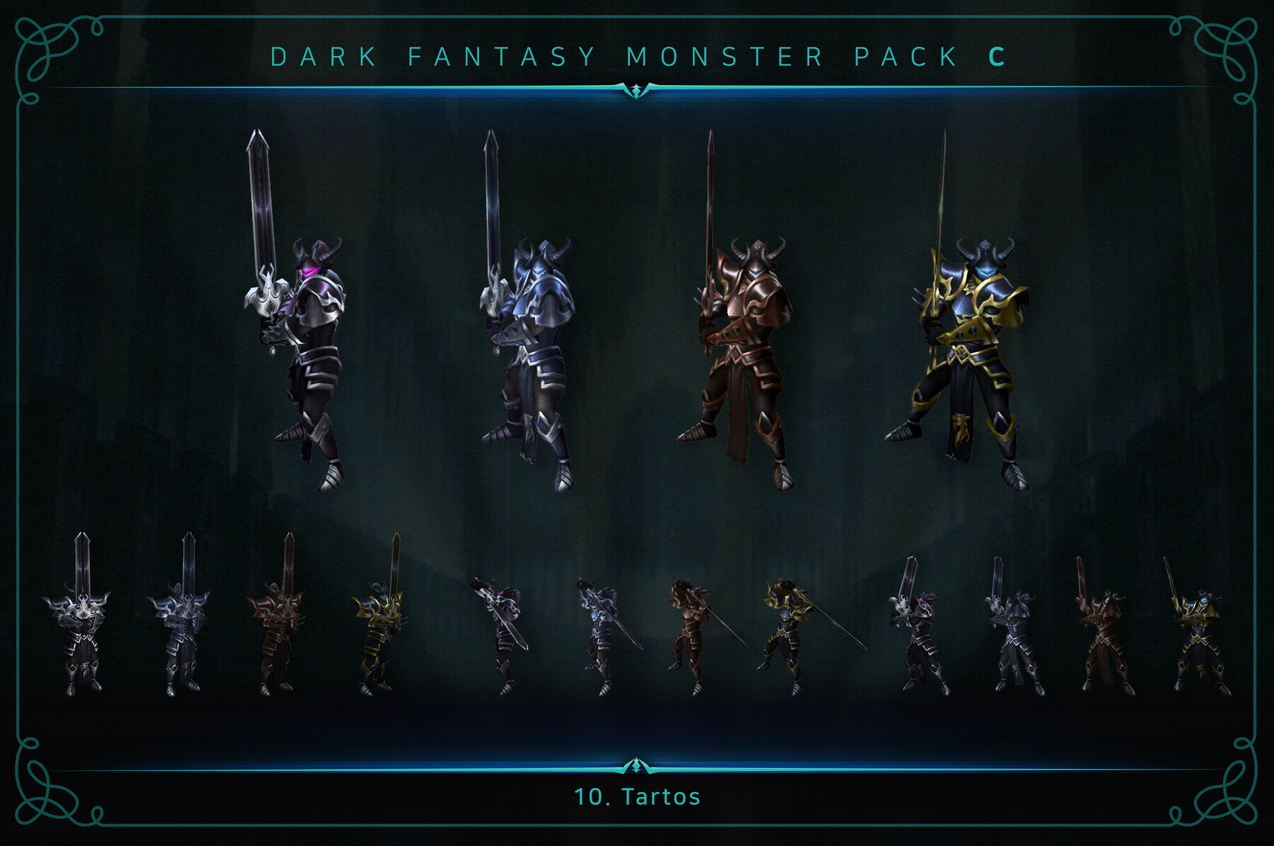 ArtStation - Dark Fantasy Monster Pack C | Resources