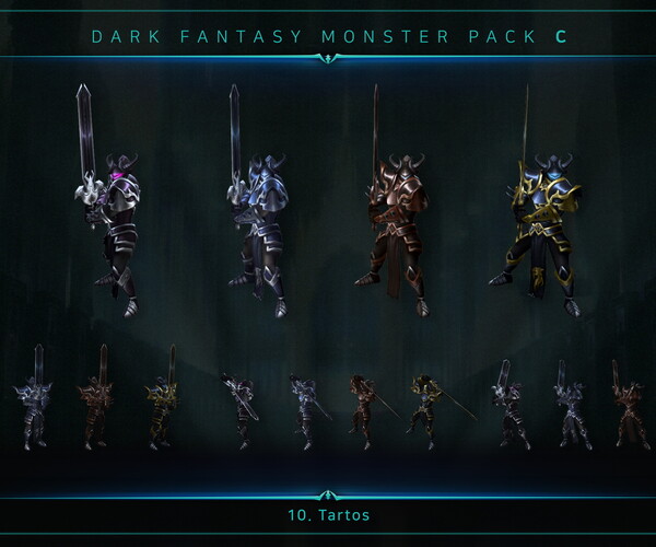 ArtStation - Dark Fantasy Monster Pack C | Resources