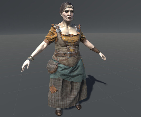 ArtStation - Barmaid | Game Assets