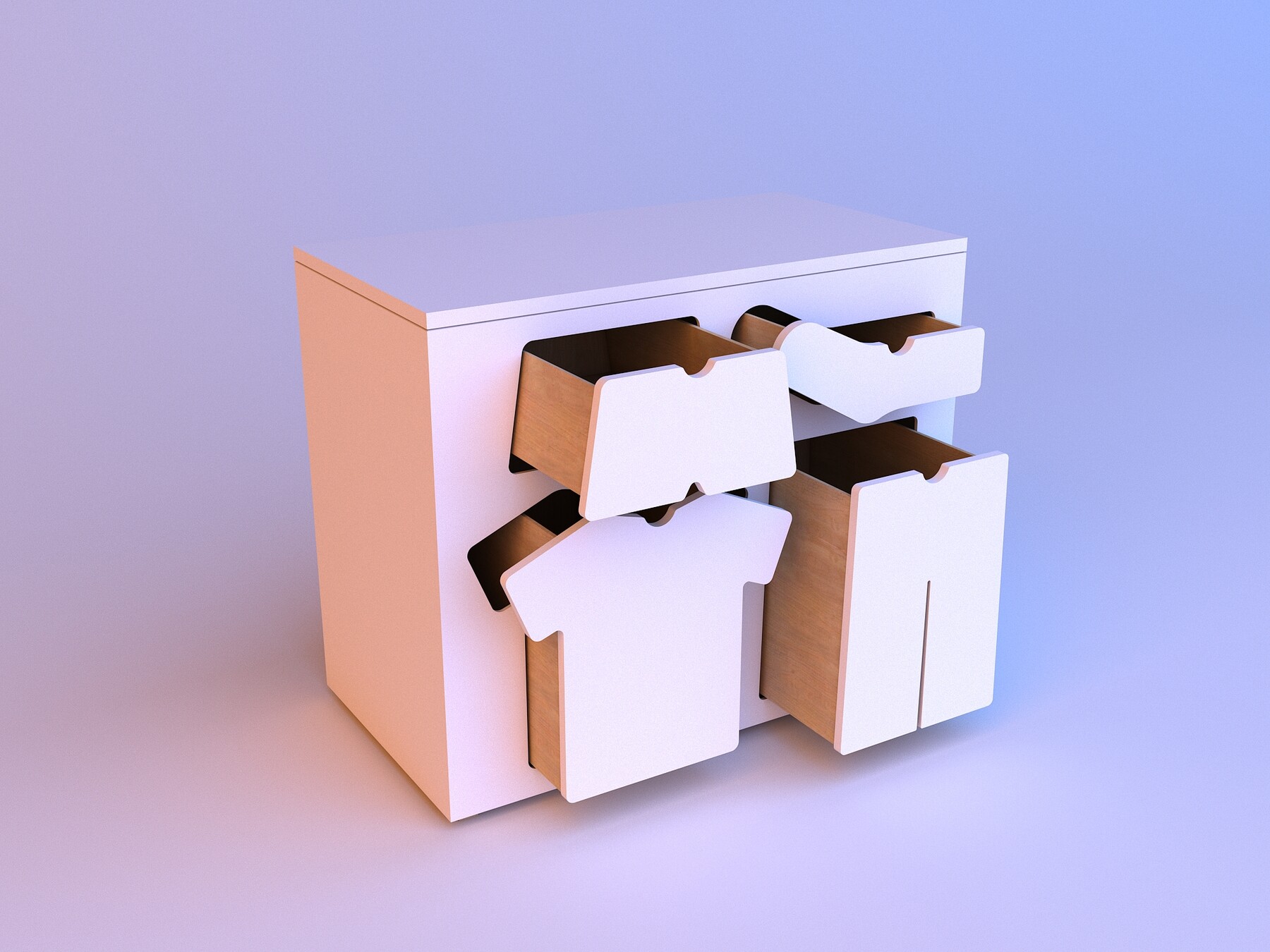 ArtStation - Training wood dresser | Game Assets