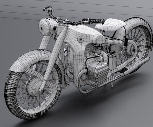 ArtStation - 1939 BMW R12 | Resources