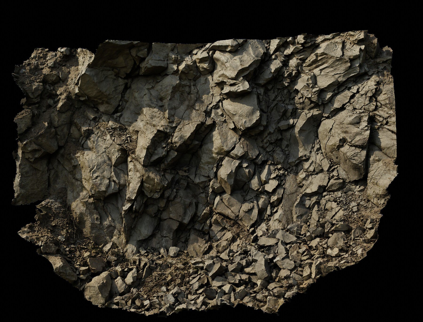 ArtStation - Realistic Cliff Face & Rock Asset Pack | Resources