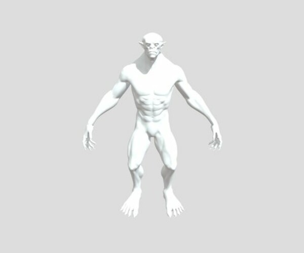 ArtStation - Male Orc Base Mesh 1 | Resources