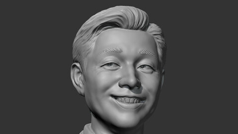 ArtStation - Salesman bust 3D print model | Resources