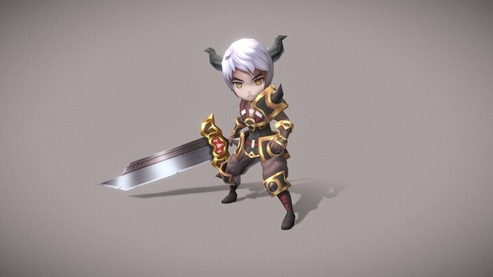 ArtStation - Casual RPG Character - 3 Anselmo | Game Assets