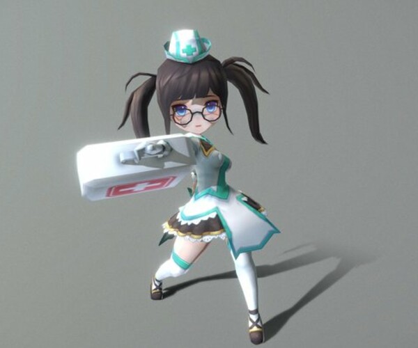 ArtStation - Casual RPG Character - 13 Kate | Game Assets