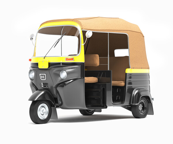 ArtStation - Auto Rickshaw Mini Taxi | Resources