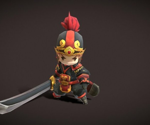 ArtStation - Three kingdoms - Wen Chou | Game Assets