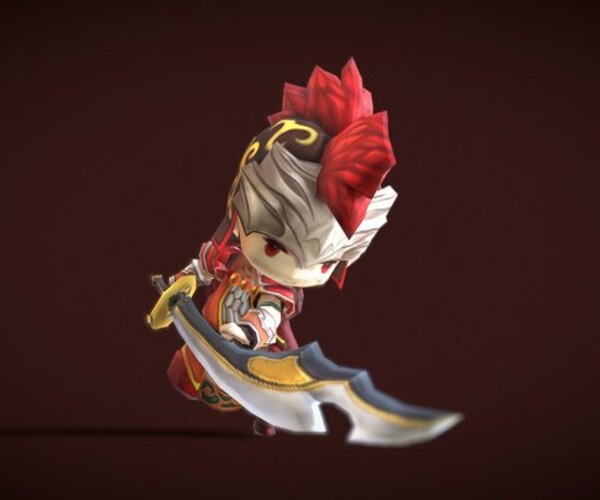 ArtStation - Three kingdoms - Zhou Tai | Game Assets