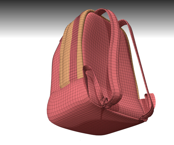 ArtStation - HBA BACKPACK low-poly HOOD BY AIR | Game Assets