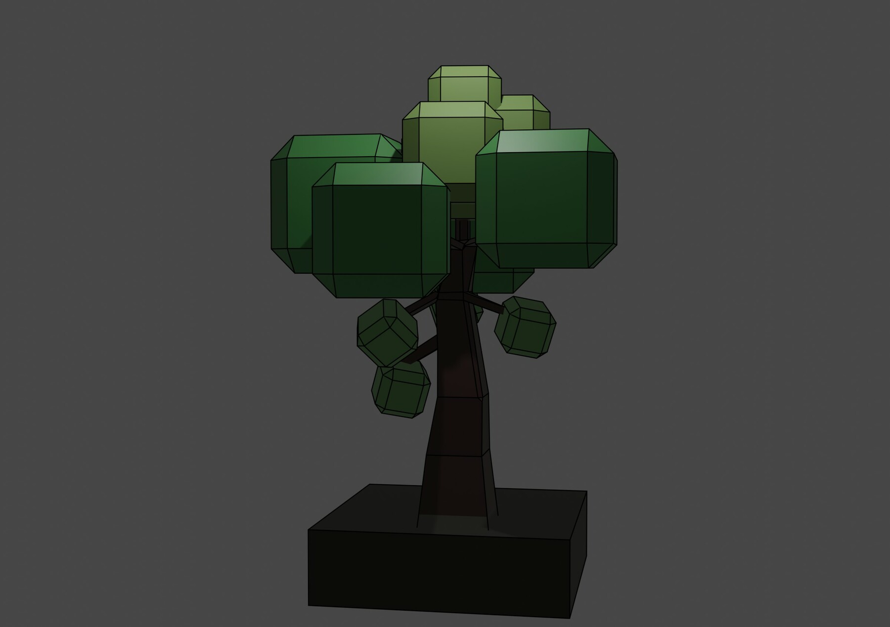 ArtStation - Simple tree sekond | Game Assets