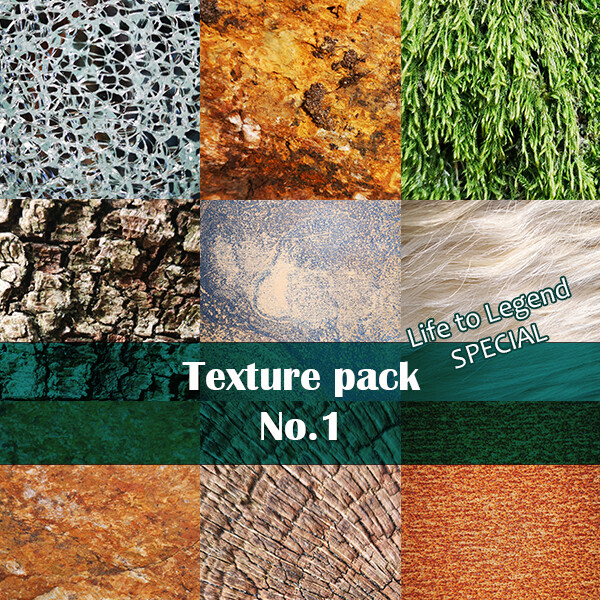 ArtStation - Texture pack Life to Legend special | Resources