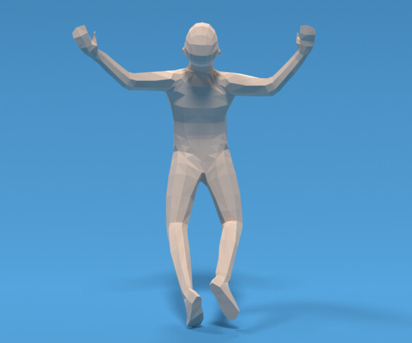ArtStation - Low Poly Falling Kid | Resources