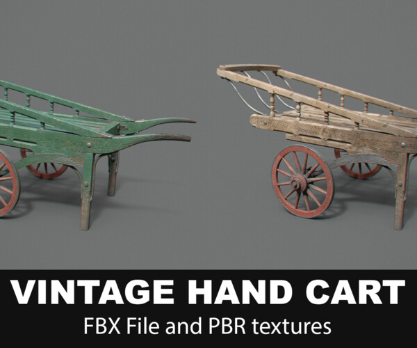 ArtStation - Vintage Hand Cart | Resources