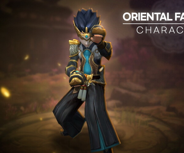 ArtStation - Oriental Fantasy Character - Fighter Grade 1 | Game Assets