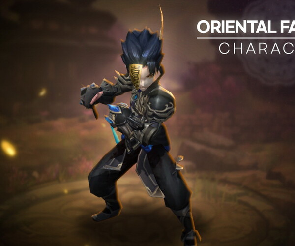 ArtStation - Oriental Fantasy Character - Fighter Grade 5 | Game Assets