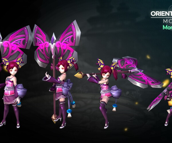 ArtStation - Oriental Fantasy Monster - Deck | Game Assets