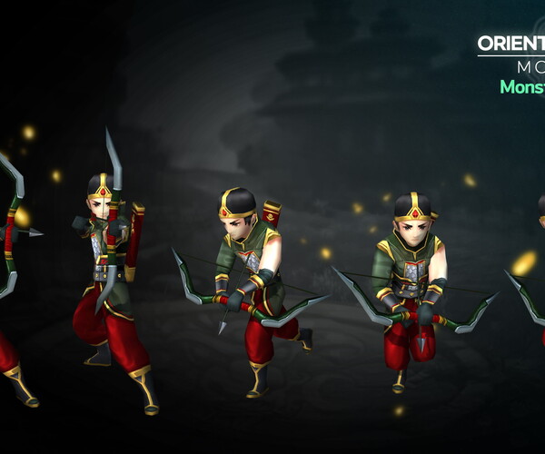 ArtStation - Oriental Fantasy Monster - Galgalo 1 | Game Assets