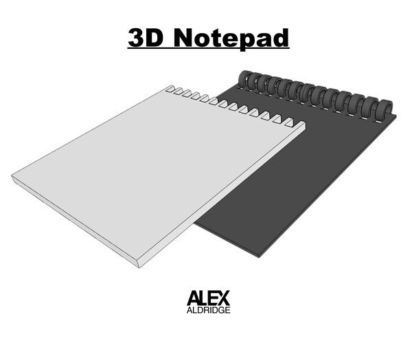 ArtStation - 3D Paper Notepad | Resources