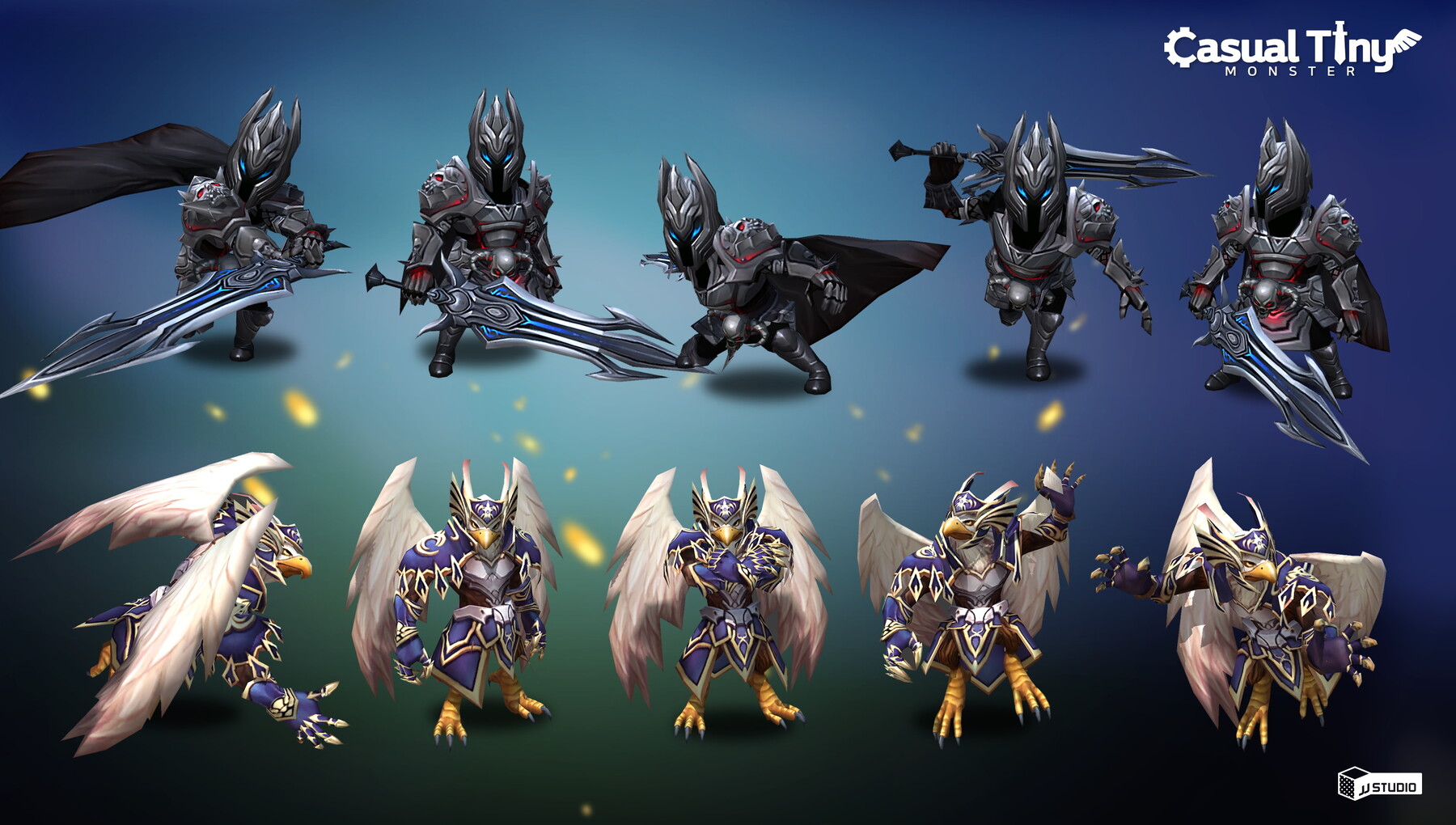 ArtStation - Casual Tiny Monster - Collection Pack 1 | Game Assets