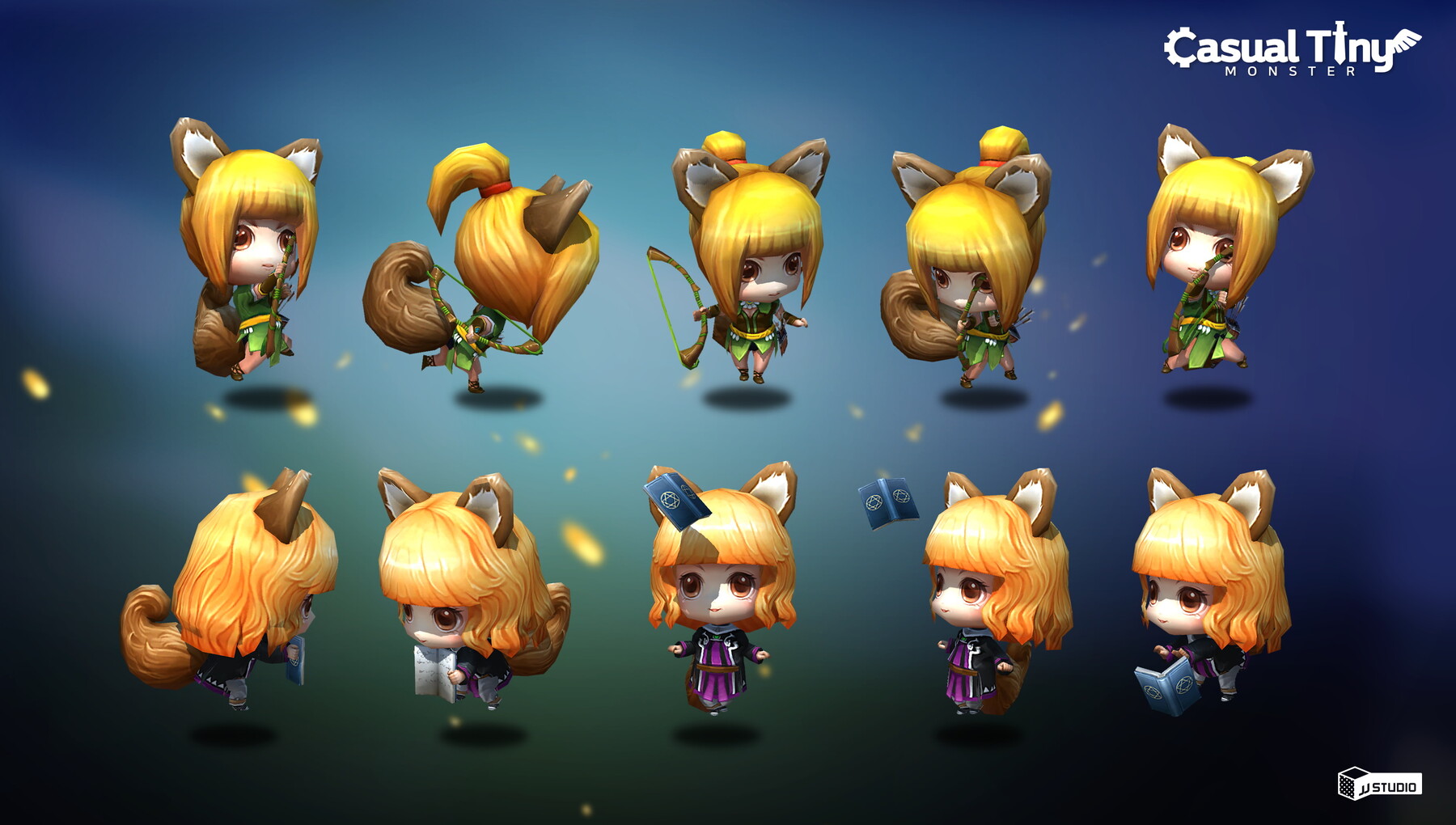 ArtStation - Casual Tiny Monster - Minimi Pack | Game Assets