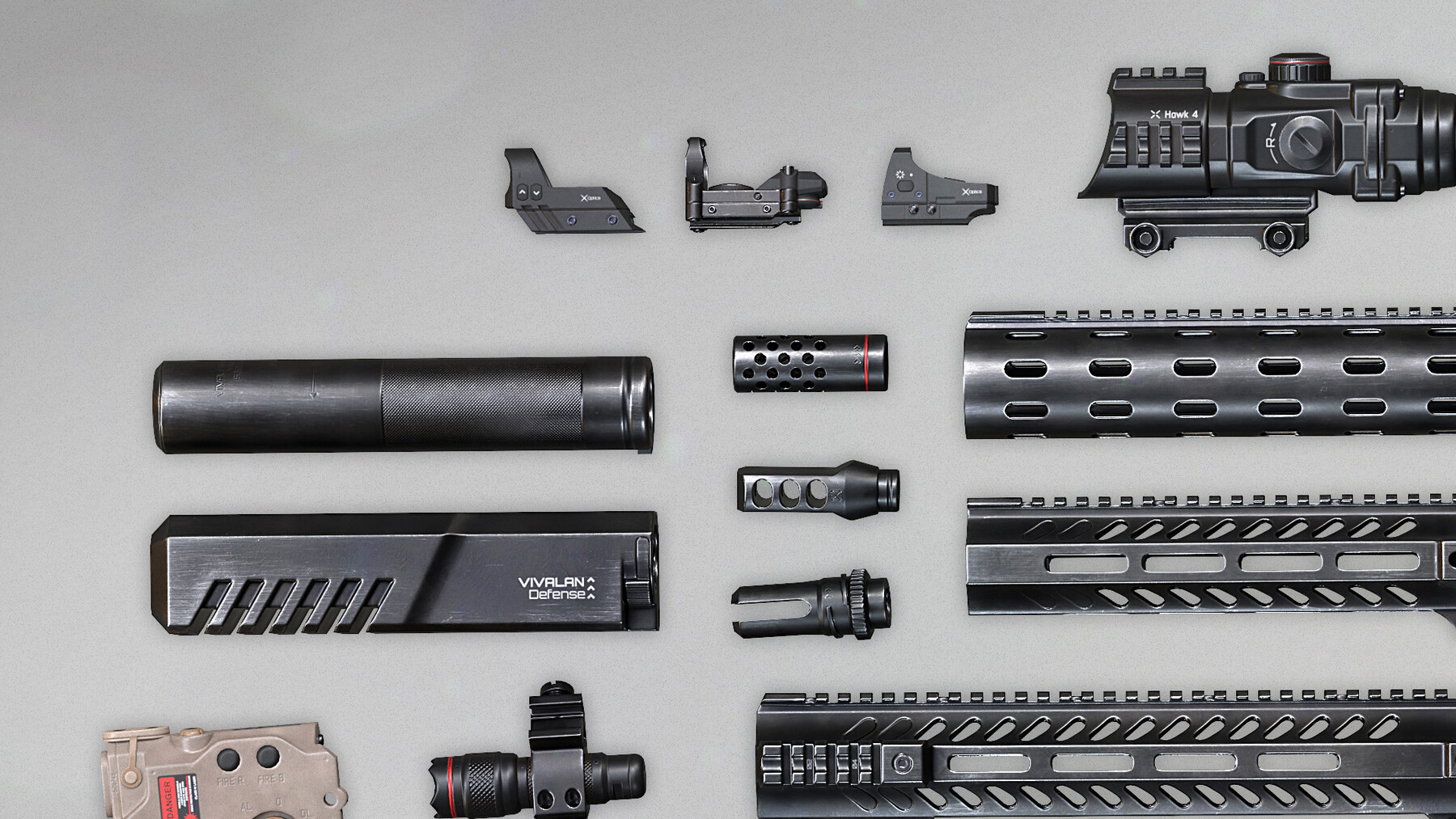 ArtStation - Customizable AR15 - Game Ready | Game Assets