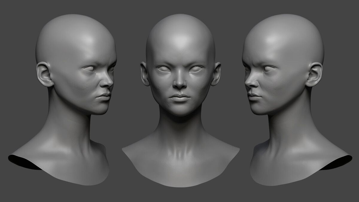 ArtStation - Female Head | Resources