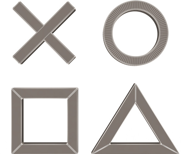 ArtStation - Playstation Button Symbols | Resources