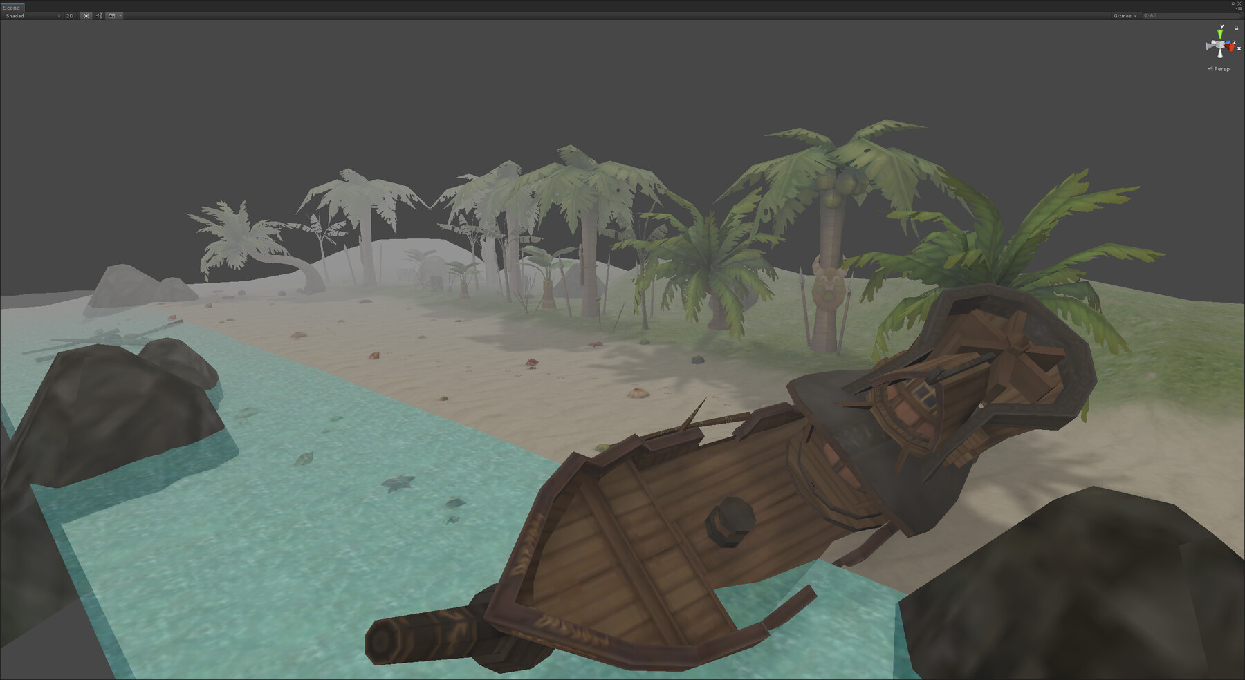 ArtStation - Casual Tiny Environment - Beach stage | Game Assets