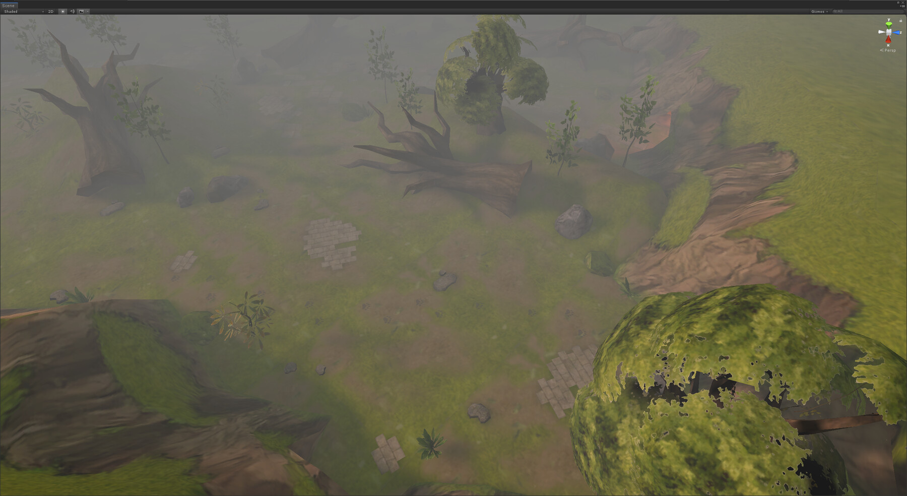 ArtStation - Casual Tiny Environment - Fog Forest Set | Game Assets