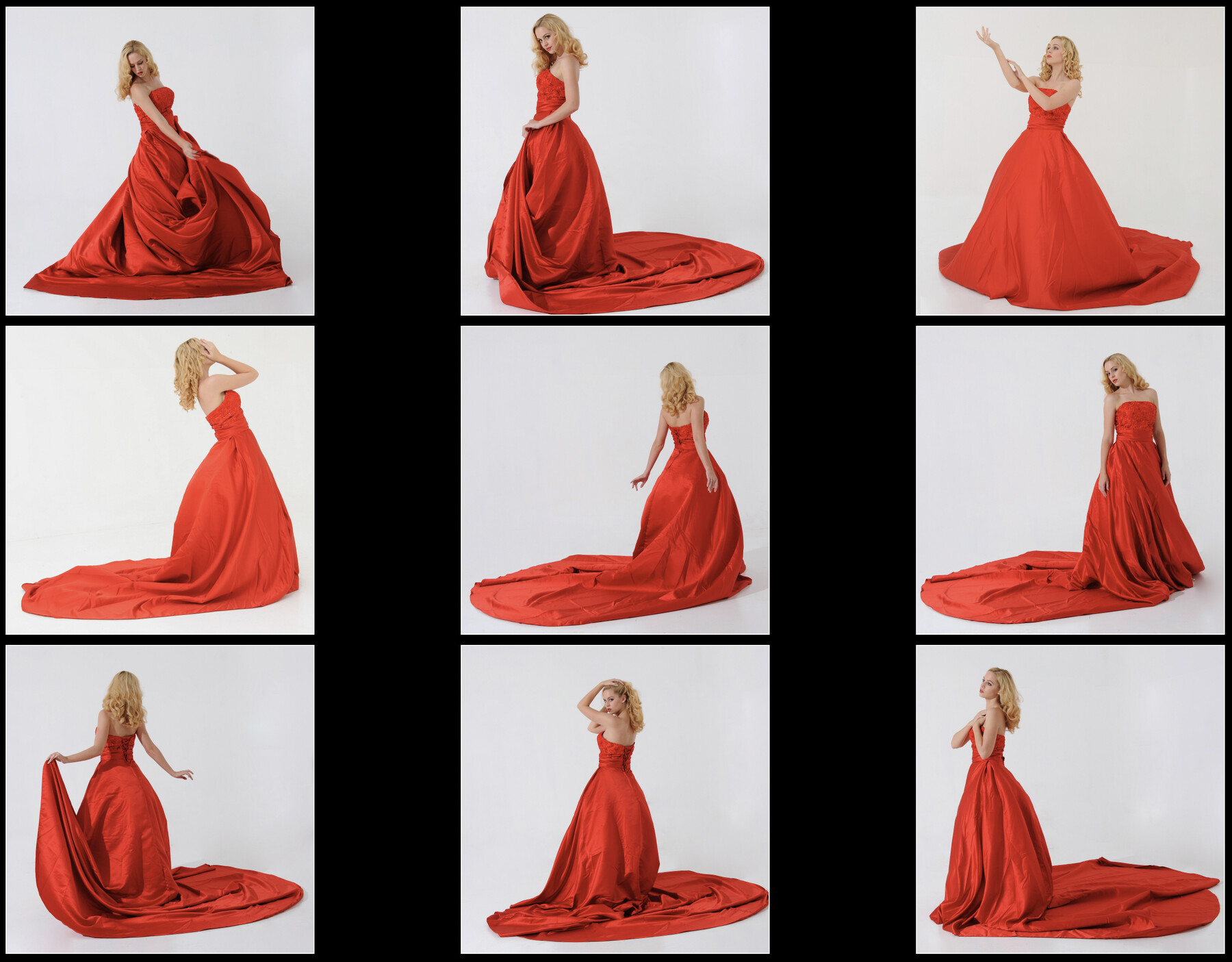 ArtStation - x111 Red Gowns - Pose Reference Pack | Resources