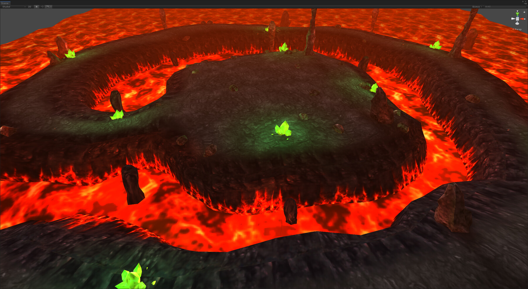 ArtStation - Casual Tiny Environment - Magma Set | Game Assets