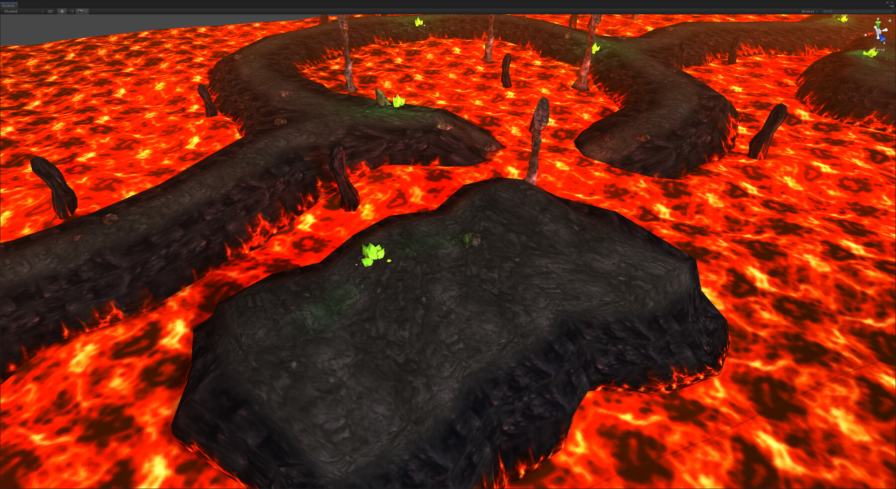 ArtStation - Casual Tiny Environment - Magma Set | Game Assets