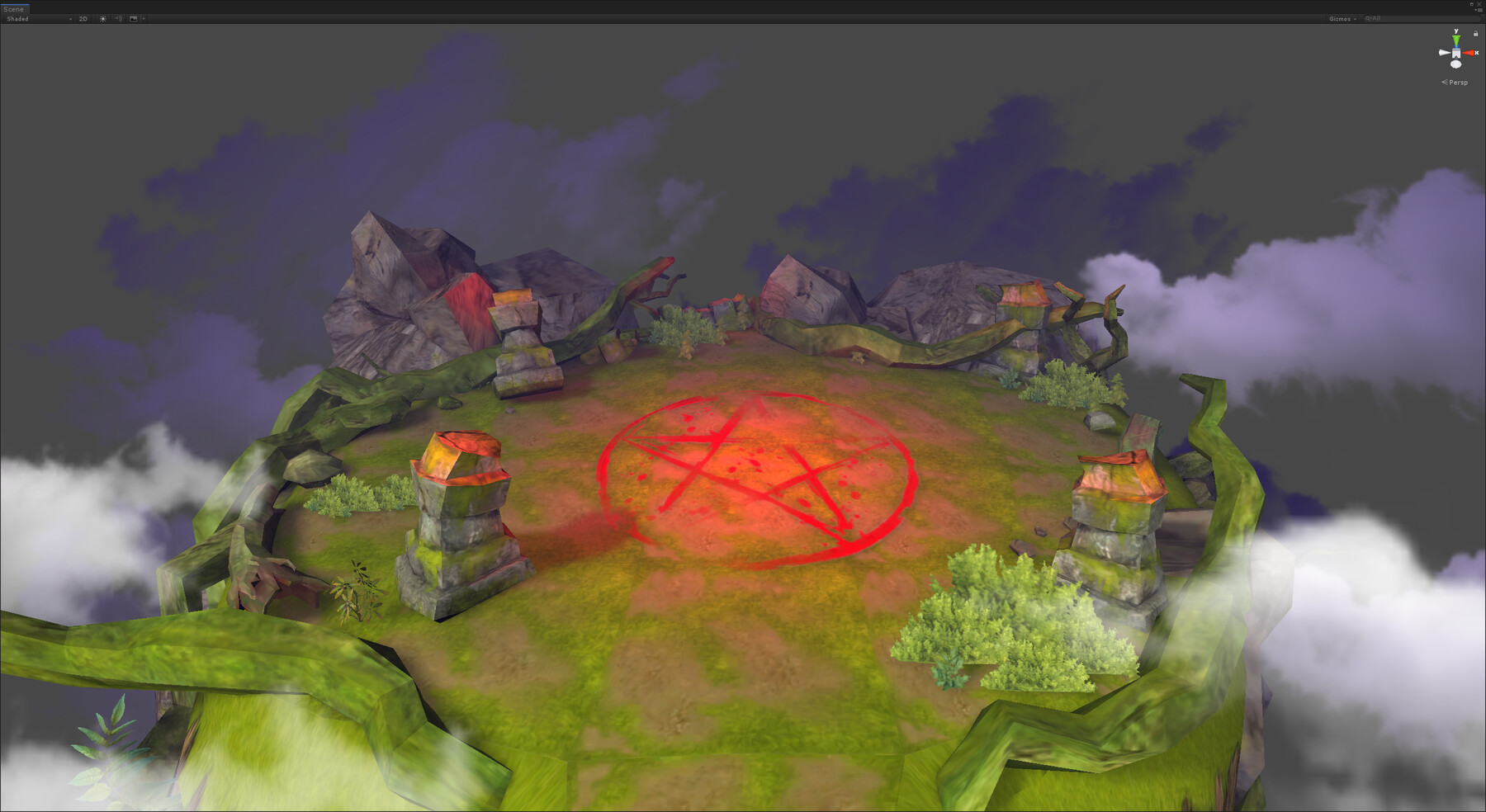 ArtStation - Casual Tiny Environment - Summon Magic Circle | Game Assets