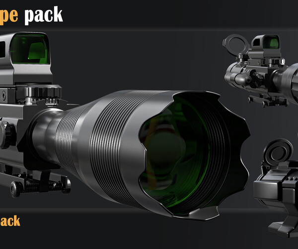 ArtStation - 50 Scope pack | Resources
