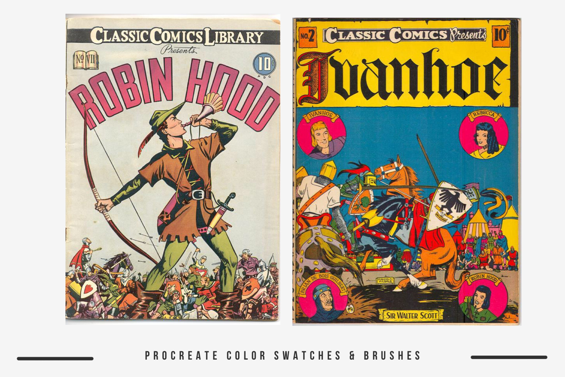 ArtStation - The Classic Comics Procreate Brushes | Brushes