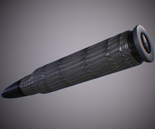ArtStation - Sci-fi PBR Bullets Collection | Resources