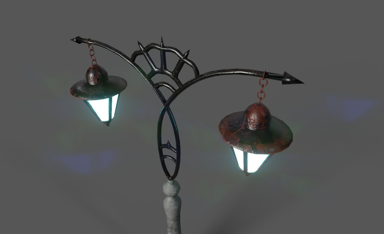 ArtStation - Street Lamp 23 | Game Assets