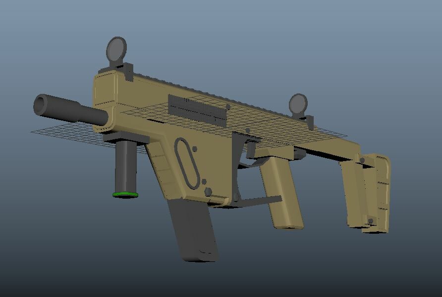 ArtStation - KRISS VECTOR 3D model | Resources