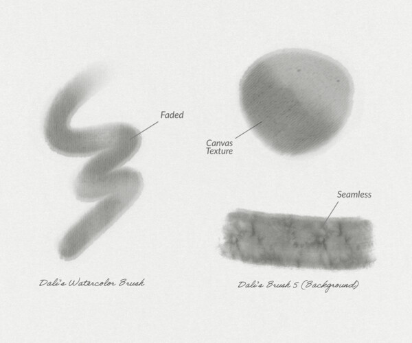 ArtStation - Salvador Dali Procreate Brushes | Brushes